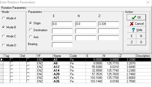 Linux , Java, DimCon & Surveyor Activities: SC4W - Rotate routine B