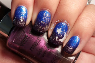 From Brains To Beauty: ♥Nail Tutorial | Starry Night Gradient Nail ...
