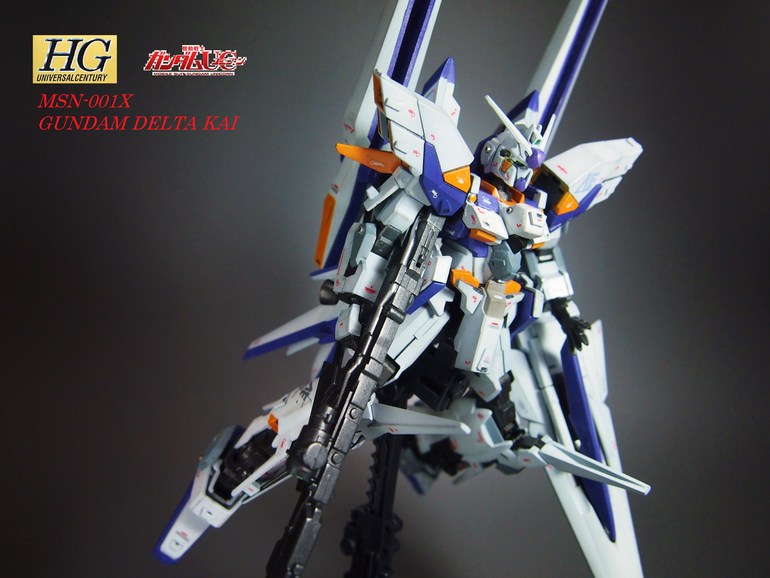 HGUC 1/144 Gundam Delta Kai custom build