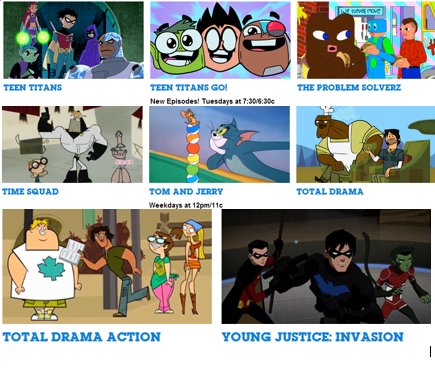 Childhood Memory---Cartoon Network: Show list