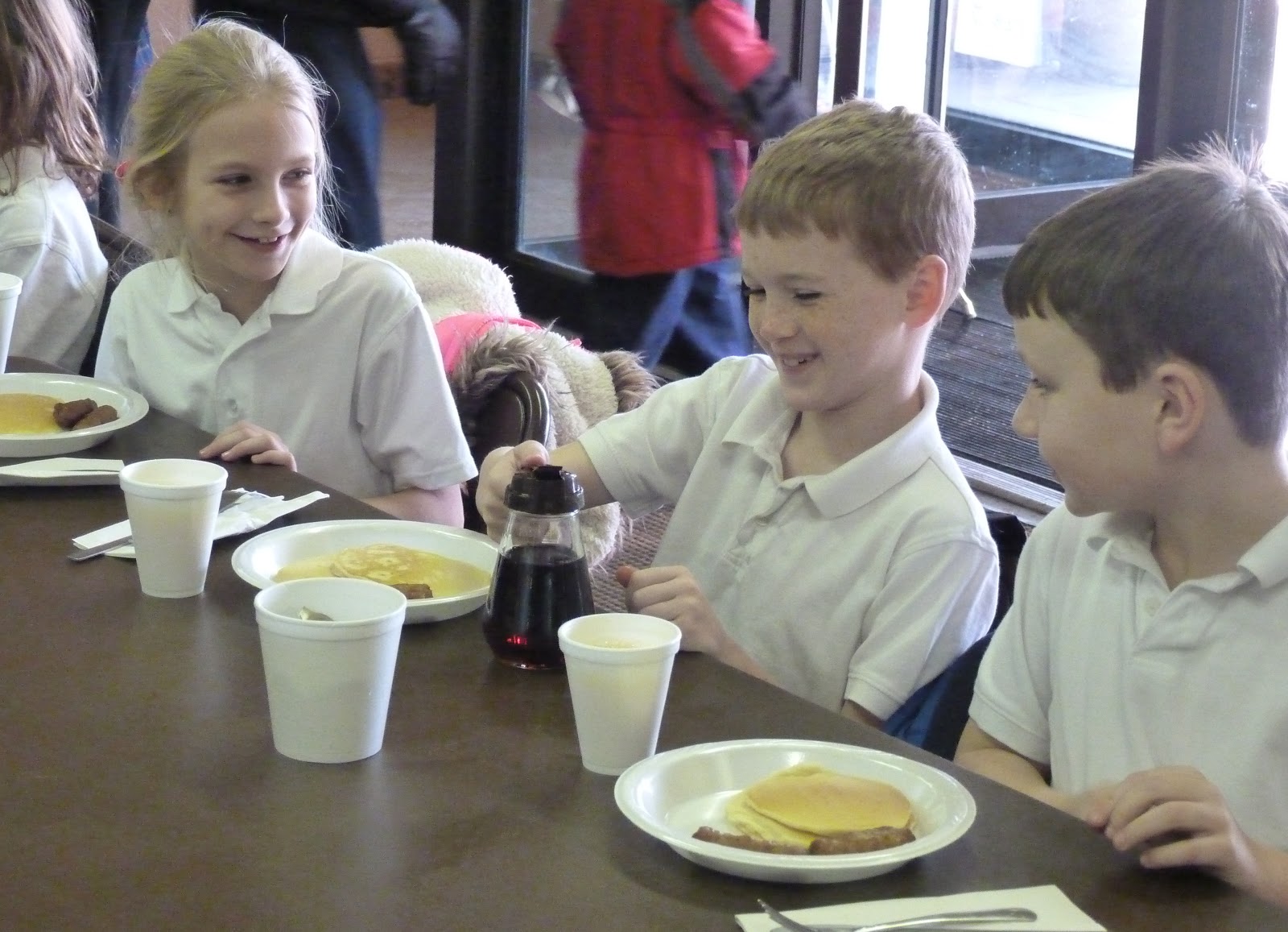 Saint Columbkille Parish: Pancakes at School