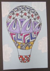 Zentangle Hot Air Balloons