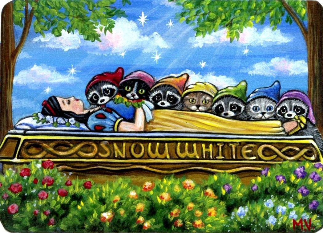 Filmic Light - Snow White Archive: The Raccoon-Kitten Snow White ...
