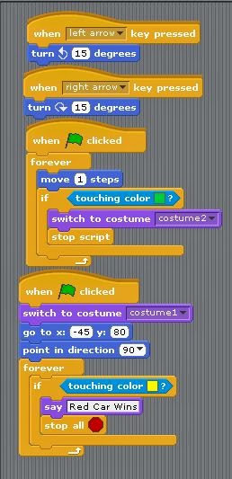 Manraj’s IT 8 Blog: My Awesome Scratch Car Racing Game