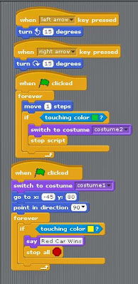 Manraj’s IT 8 Blog: My Awesome Scratch Car Racing Game