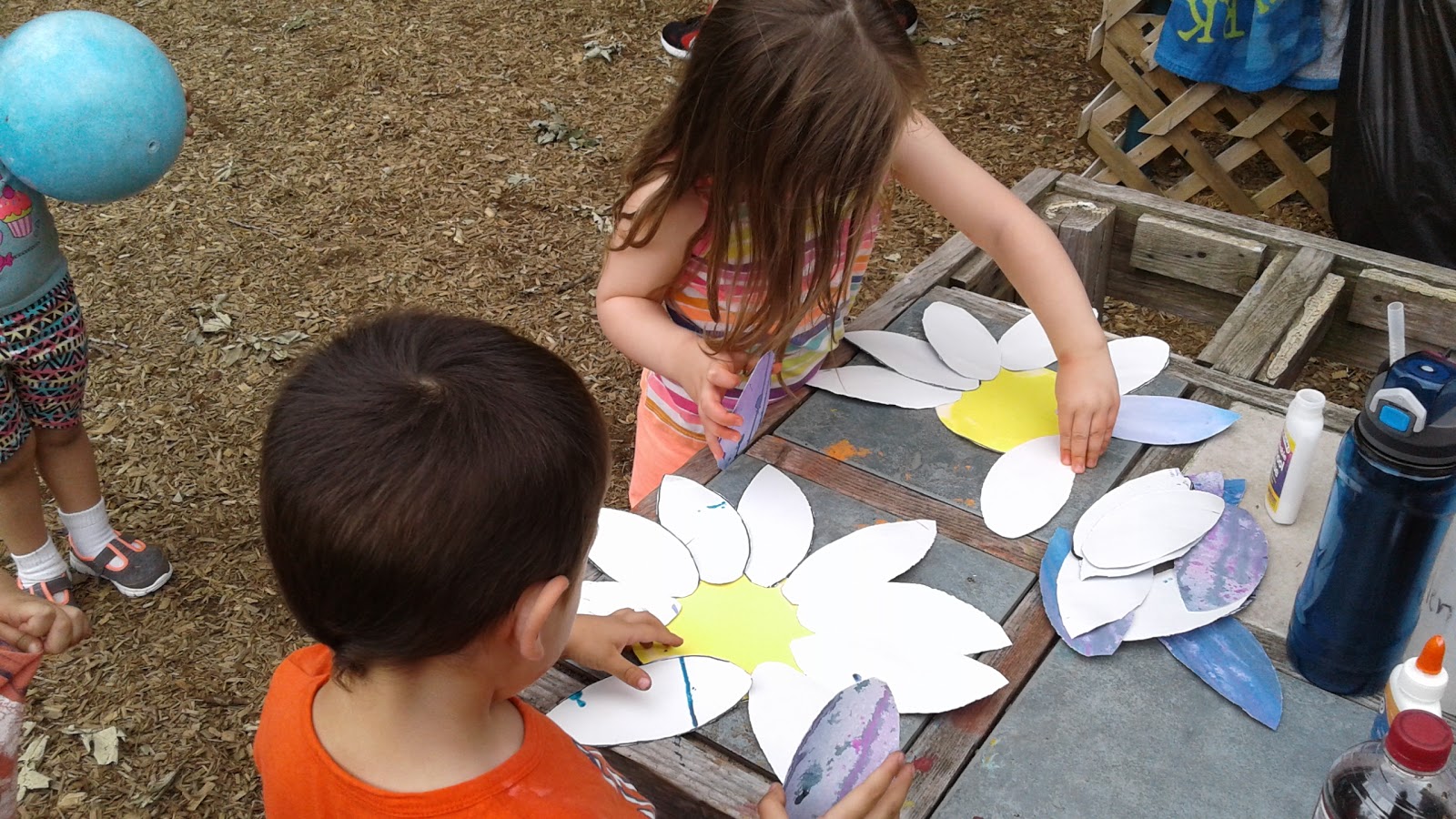 From Fingerprints To Masterpieces : Moon Flowers: Collaborative Art ...