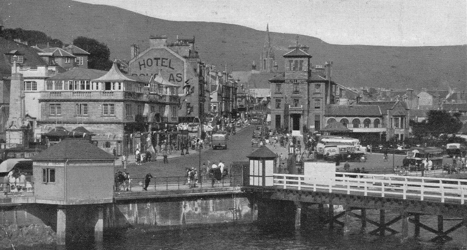 Tour Scotland: Old Photograph Pier Dunoon Scotland
