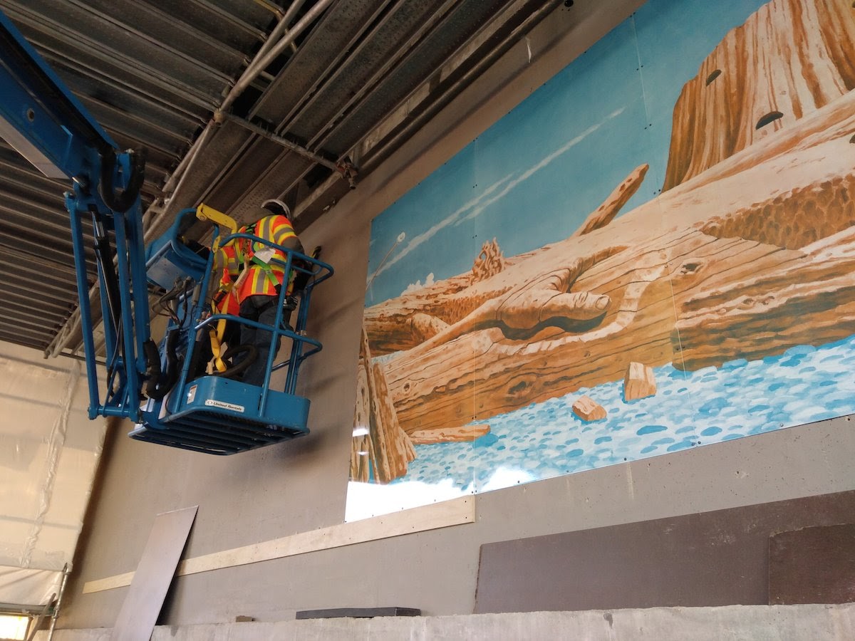 South Sound Arts etc. - Alec Clayton: Cutting a window into the trestle