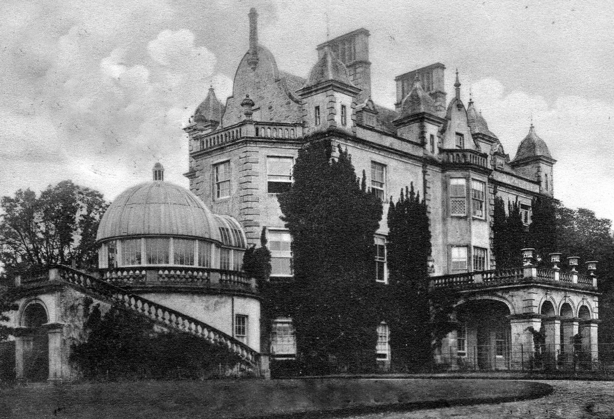 Tour Scotland: Old Photograph Arndilly House Craigellachie Scotland