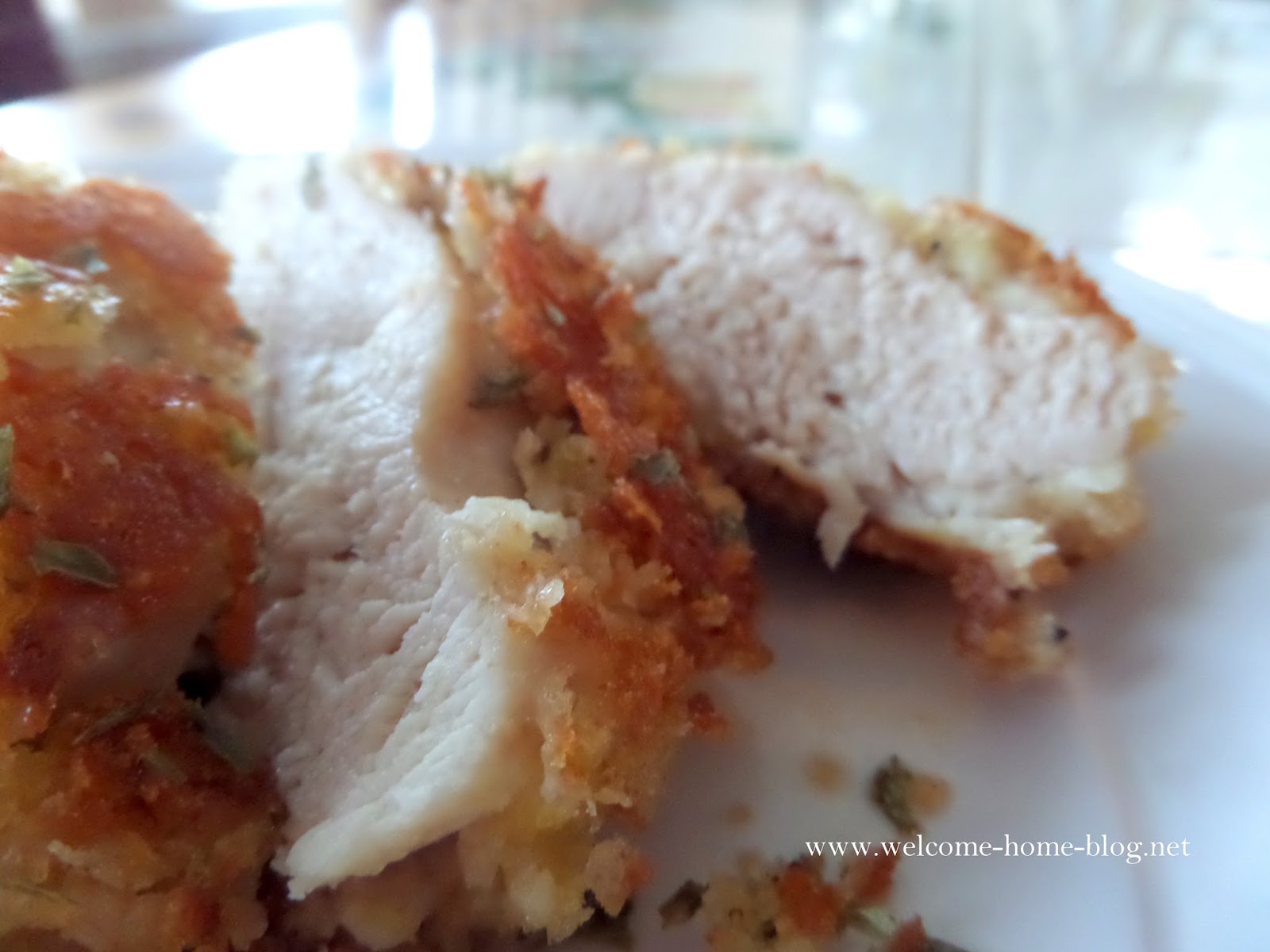 Welcome Home Blog: Parmesan Crusted Chicken