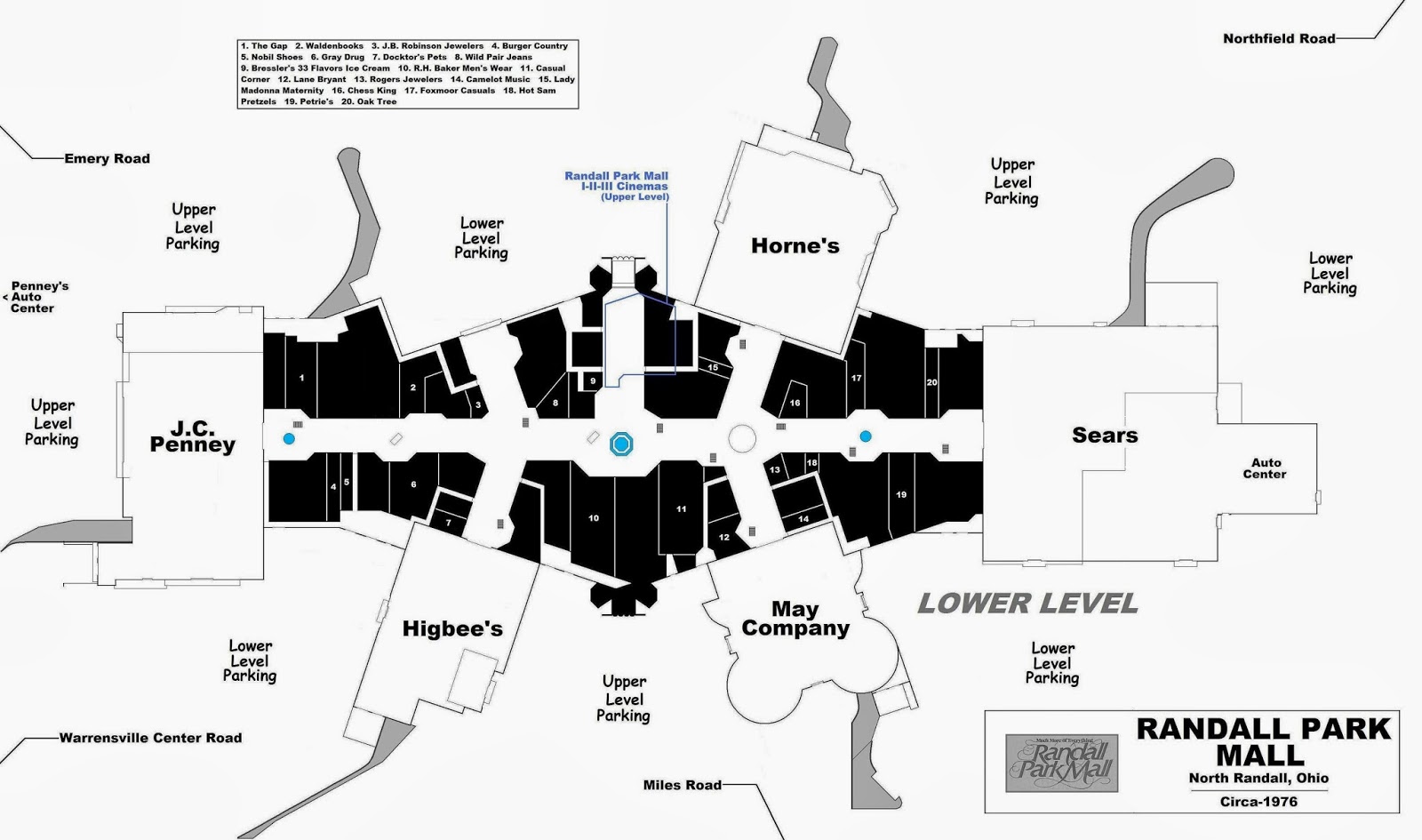 Map of parkdale mall - blingfelik