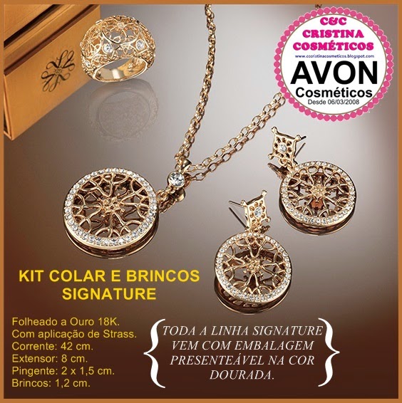 LINHA COLEÇÃO AVON SIGNATURE | AVON DATAS ESPECIAIS