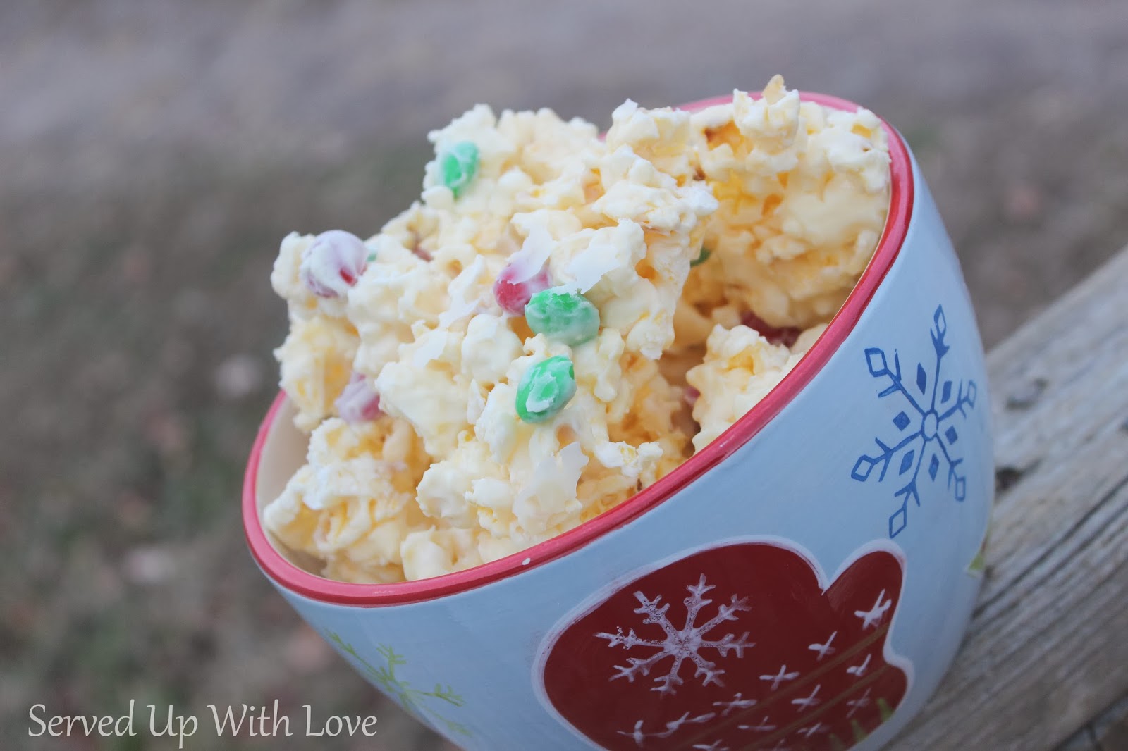 Christmas Popcorn Crunch | Served Up With Love