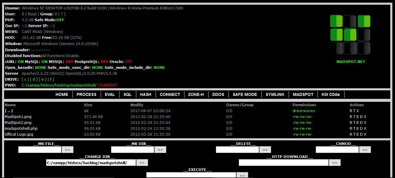 MadSpot Security Team WebShell