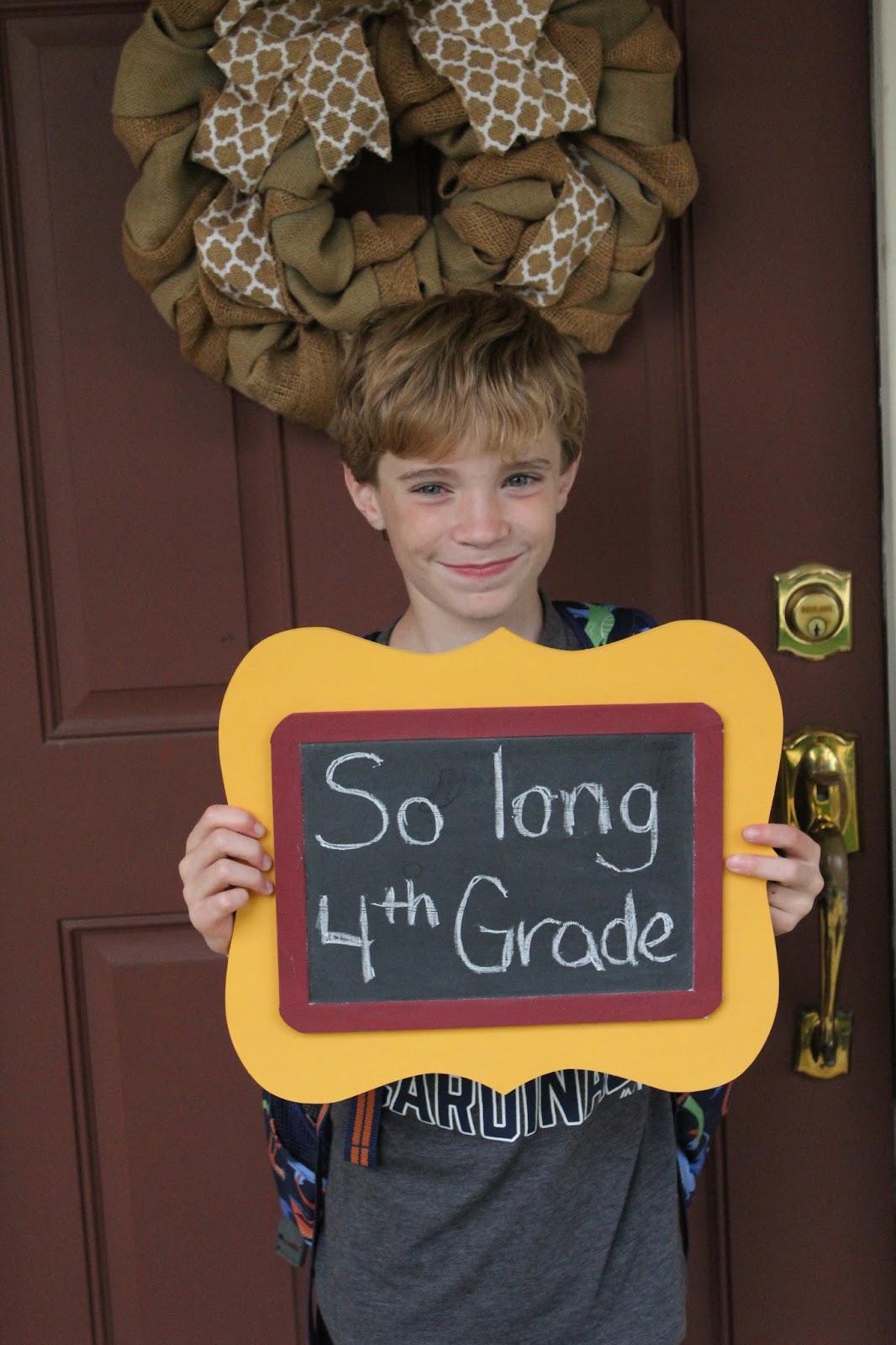 Scrogin Family: Last Day of 4th Grade