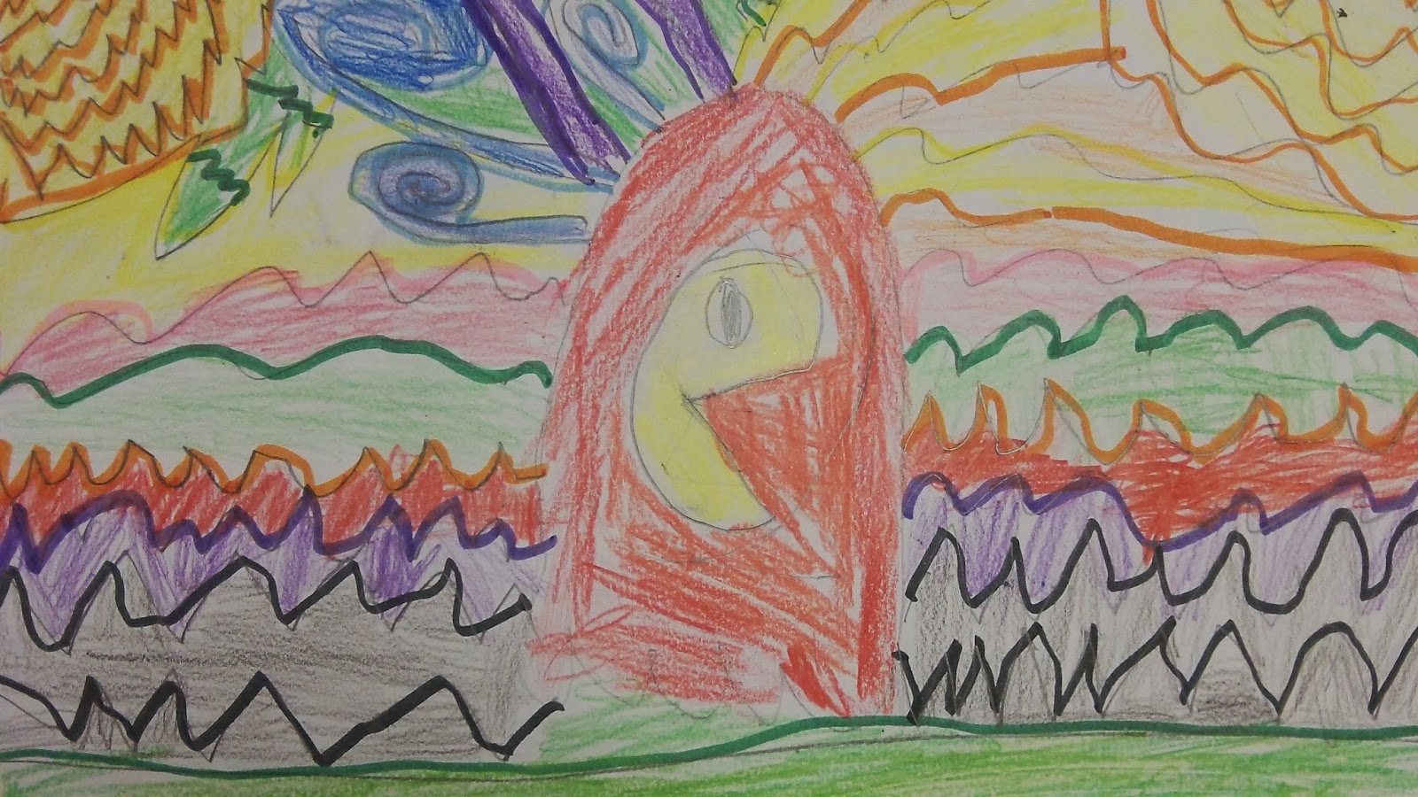 Cook-Wissahickon Art Department: Funky Line Design