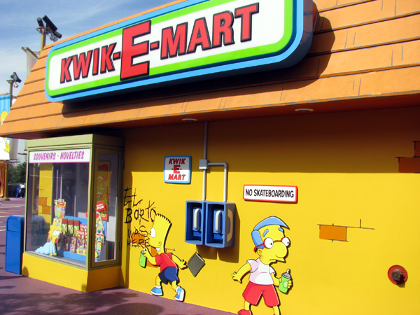 Florida Disneyland: Universal Studios Orlando Simpsons Ride