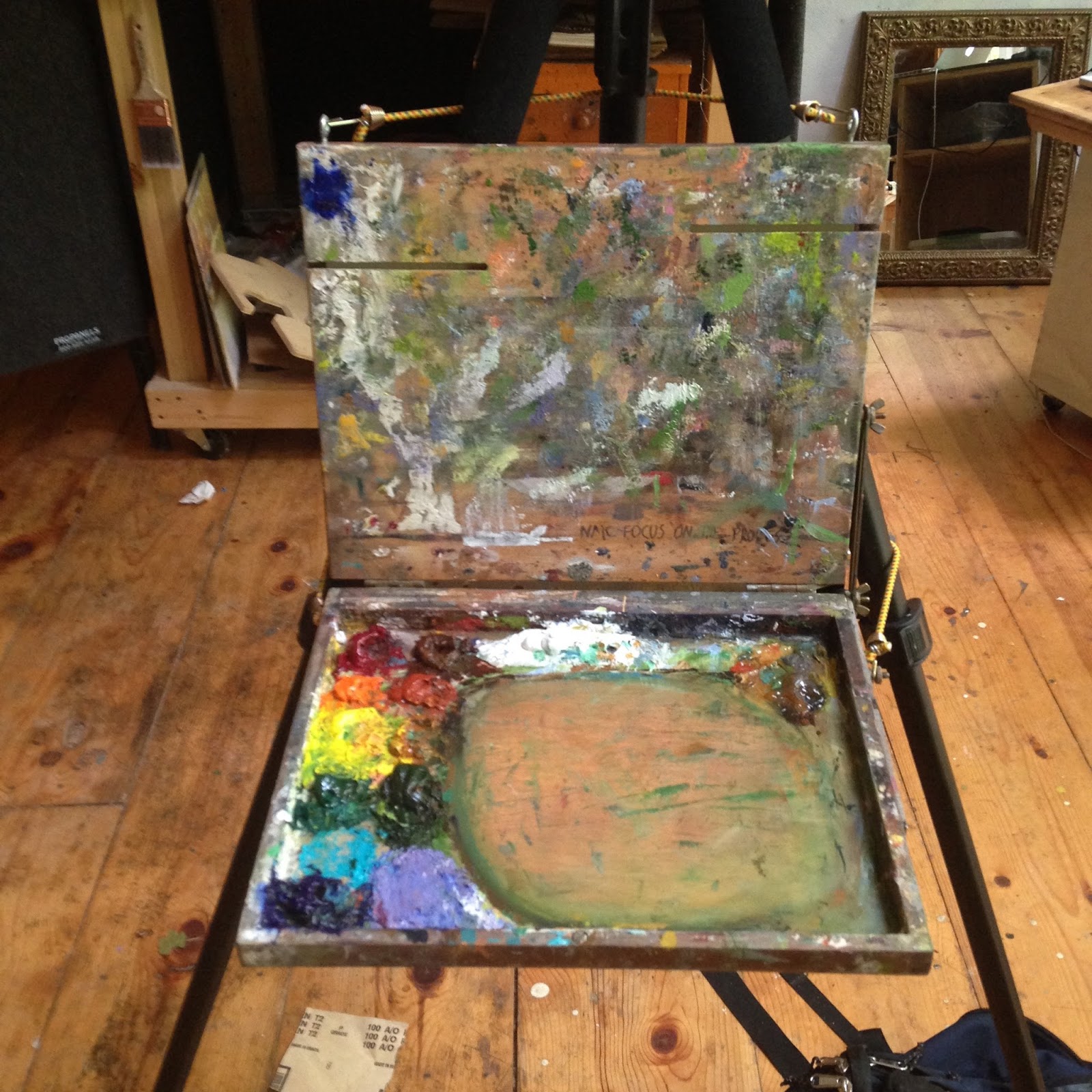 On The Easel: Converting My Open Box M To Use For Sight Size