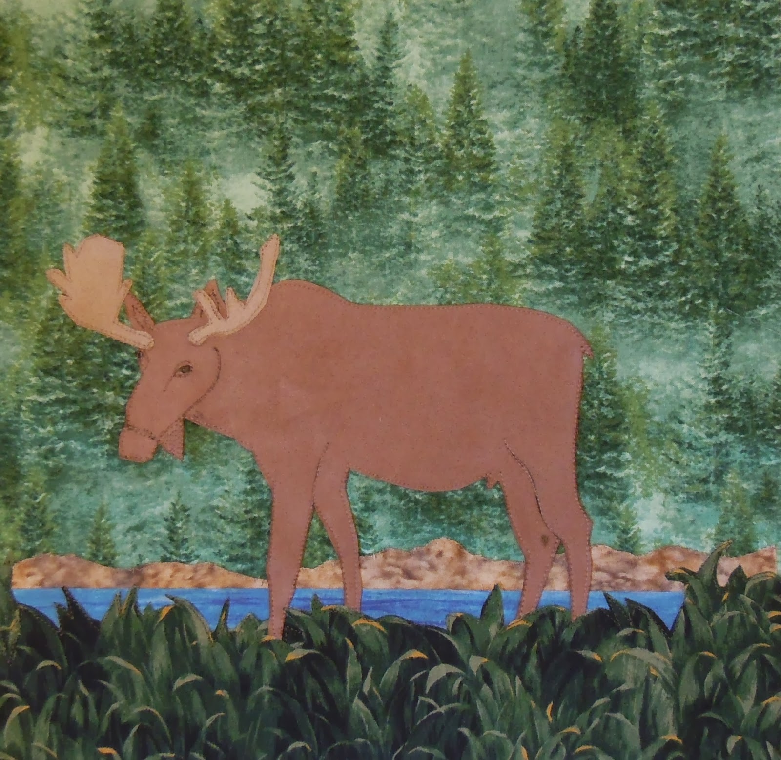 The Light-hearted Quilter: My Newfoundland Quilt