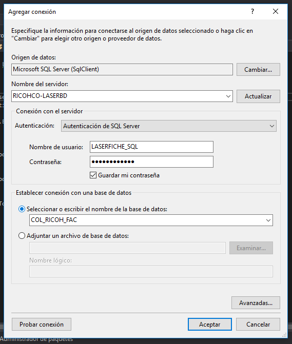 ConexiÓn Sql Y Mvc C