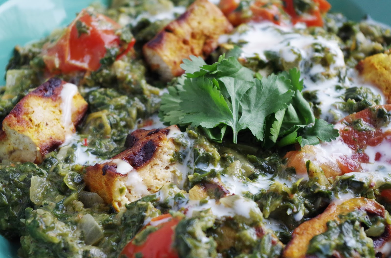 Vegan Saag Paneer (Tofu) |Euphoric Vegan