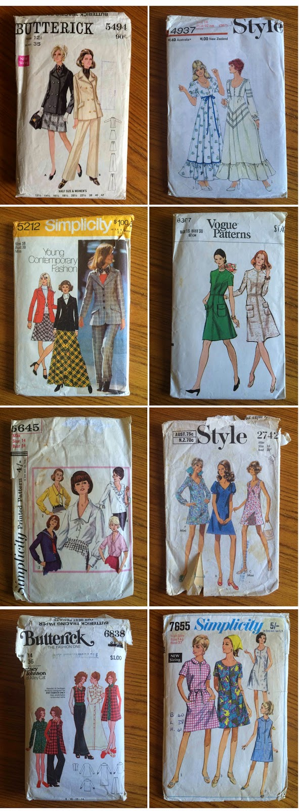 Craft Supplies & Tools Sewing 1973 Simplicity 5645 Sewing Pattern ...