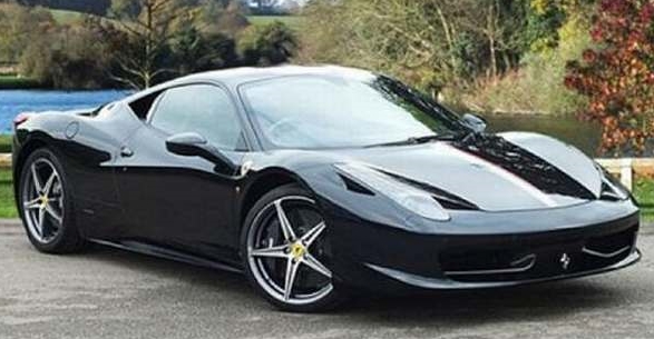 Gambar Mobil Ferrari Warna Hitam