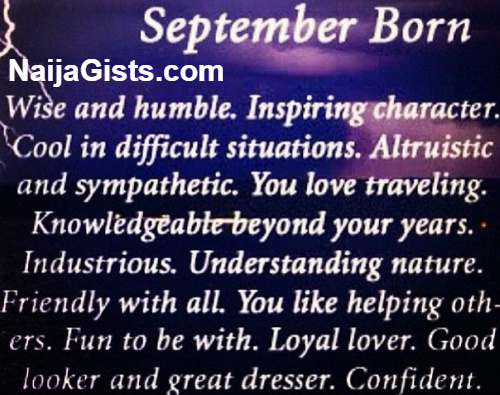 Happy Birthday To All September Born Babies....See The Personality ...