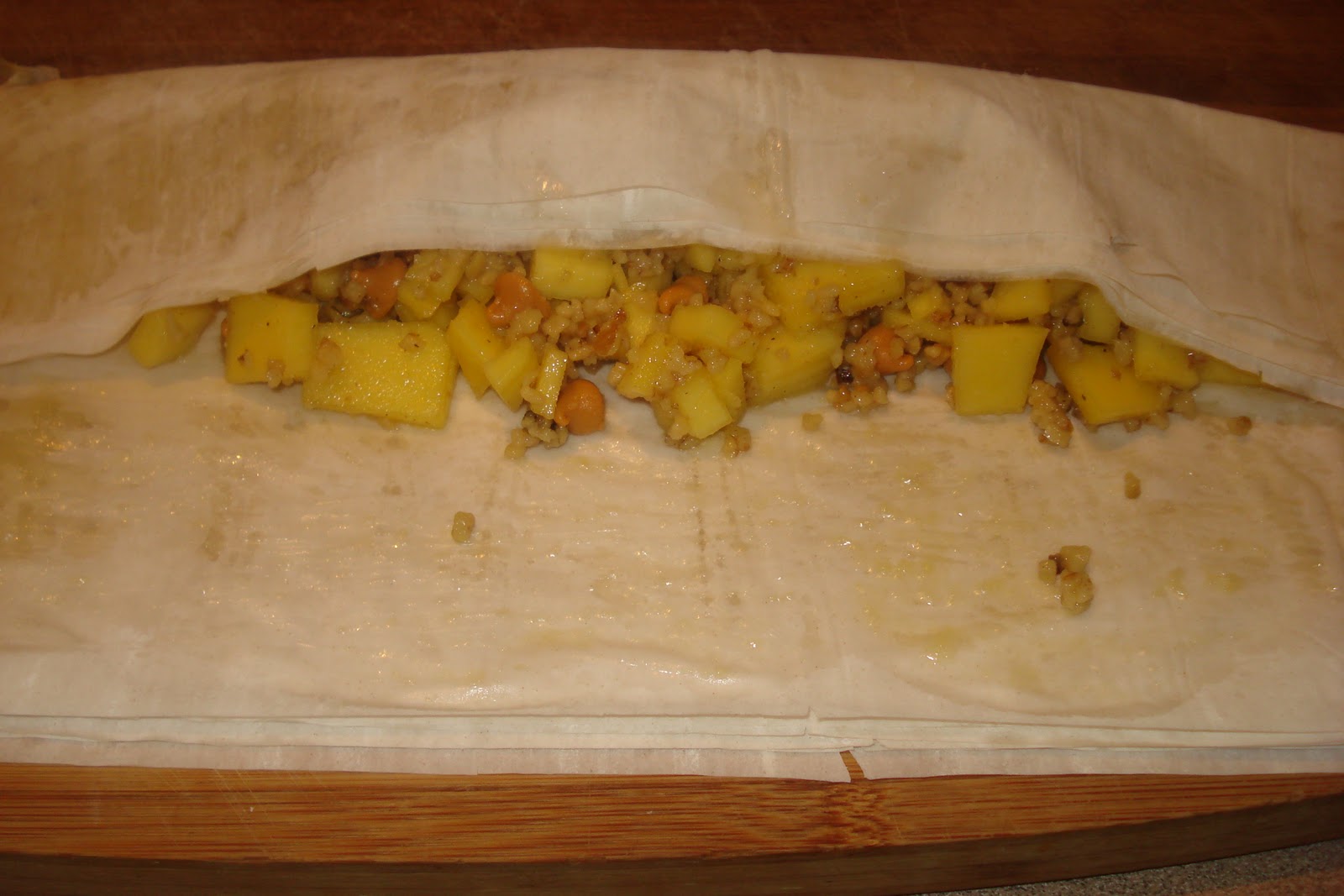 mango ginger strudel