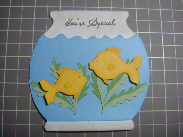 Carolyn's Crafty Creations: Fabulous FISH BOWL card