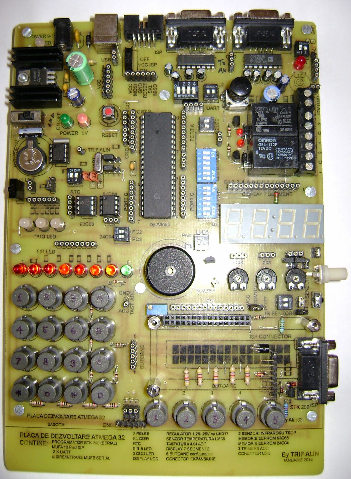 SCHEME ELECTRONICE: PLACA DEZVOLTARE ATMEGA32