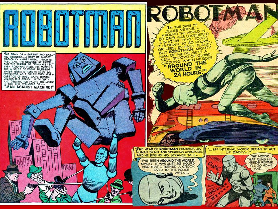 Dave's Comic Heroes Blog: Guide To Golden Age Robotman Reprints