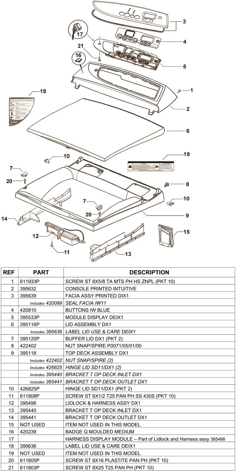 Schematic Diagrams: Fisher and Paykel DEX1 AA WH INTUITIVE DRYER ...