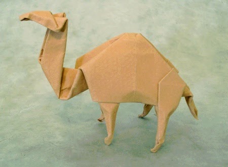 camel origami paper ~ origami instructions art and craft ideas