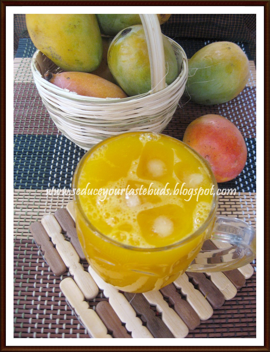 Fresh Mango Juice - Seduce Your Tastebuds...