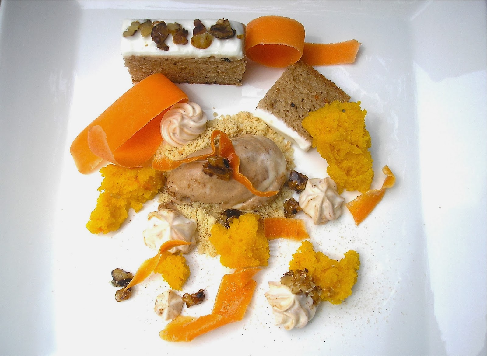 food play: deconstructed ' CARROT CAKE