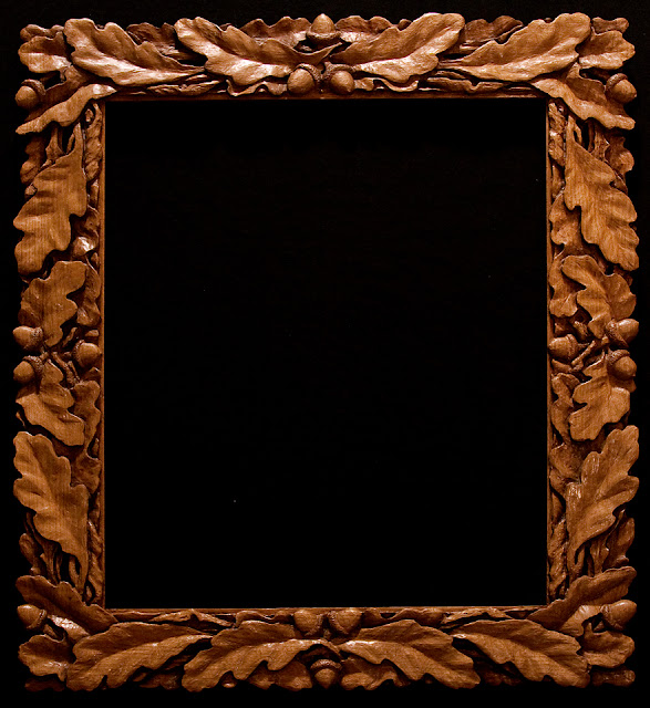 Golden Studios: Oak Leaf Carved Frame {Completed}