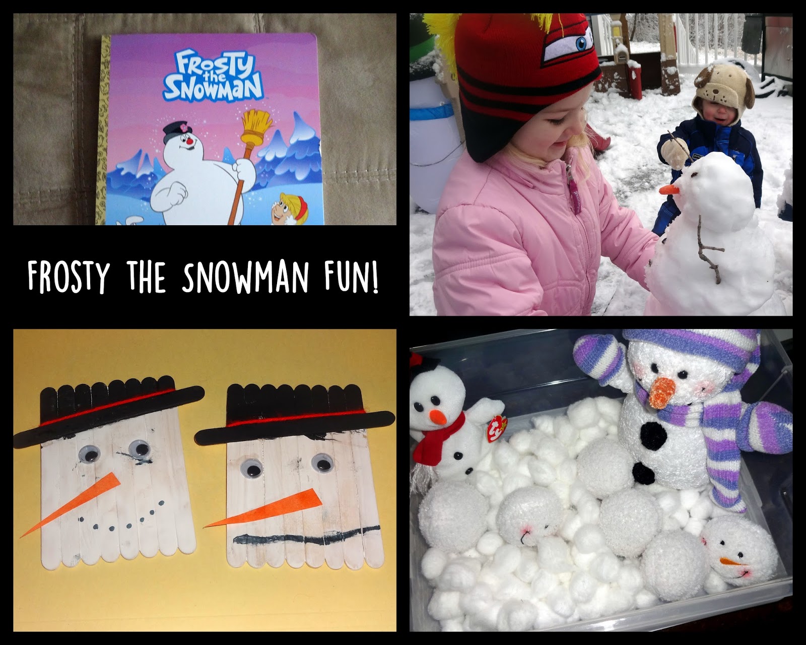 Mom's Tot School: Frosty the Snowman!