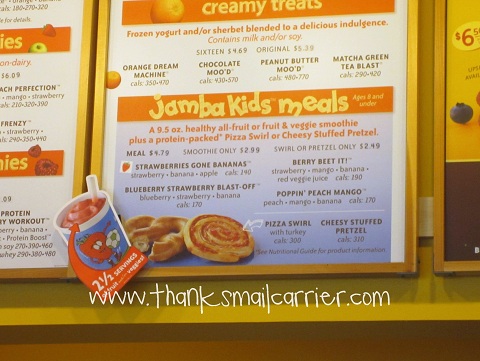 Thanks, Mail Carrier | Jamba Juice Fruit & Veggie Smoothies {Review}
