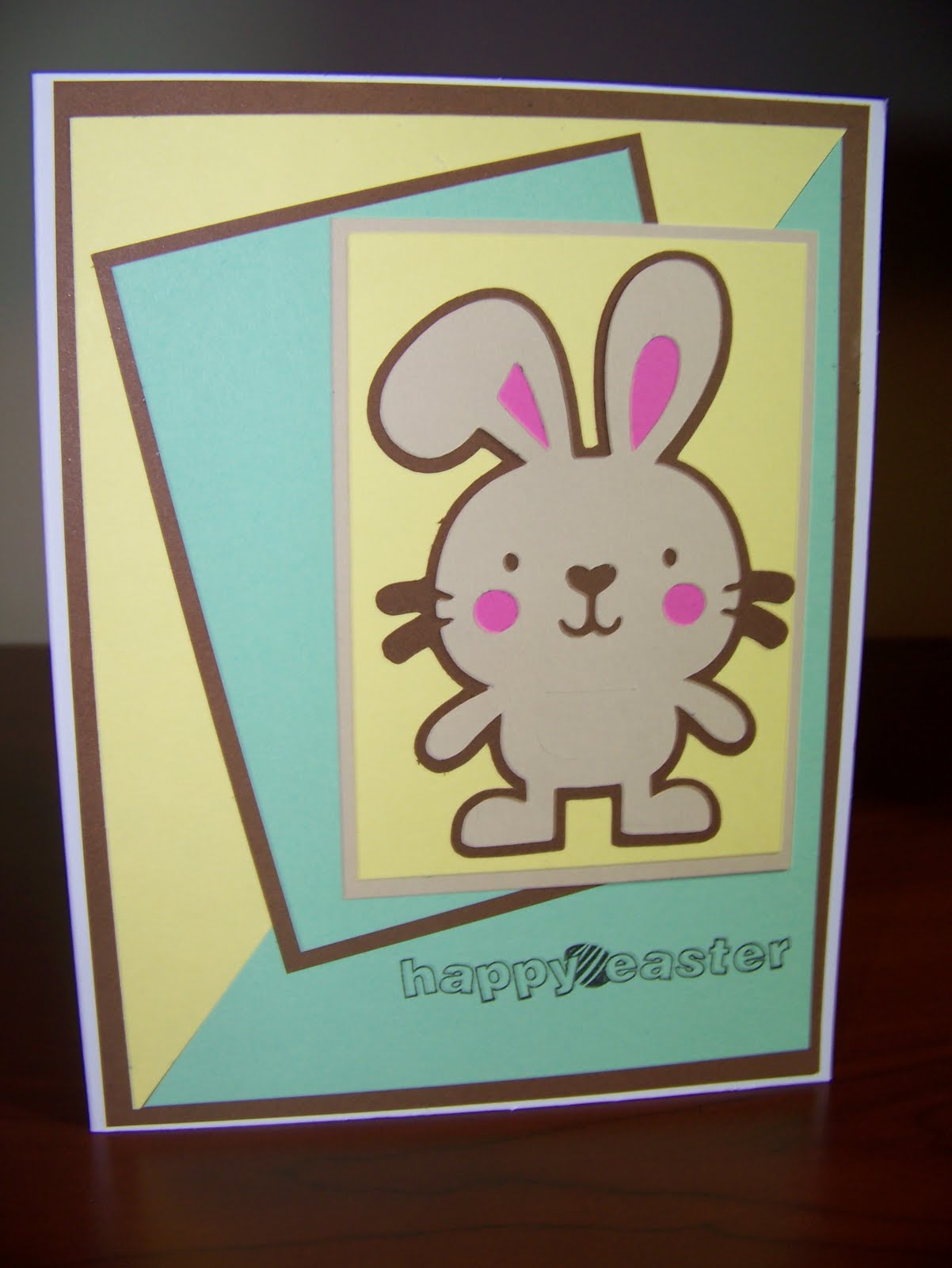 Made by Jacqueline: Bunny Easter Card
