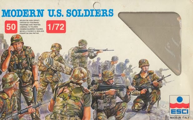 Toy Soldier Chest: Esci MODERN U.S. SOLDIERS Italeri Review In-Depth 1/72 Miniatures Soldiers ...