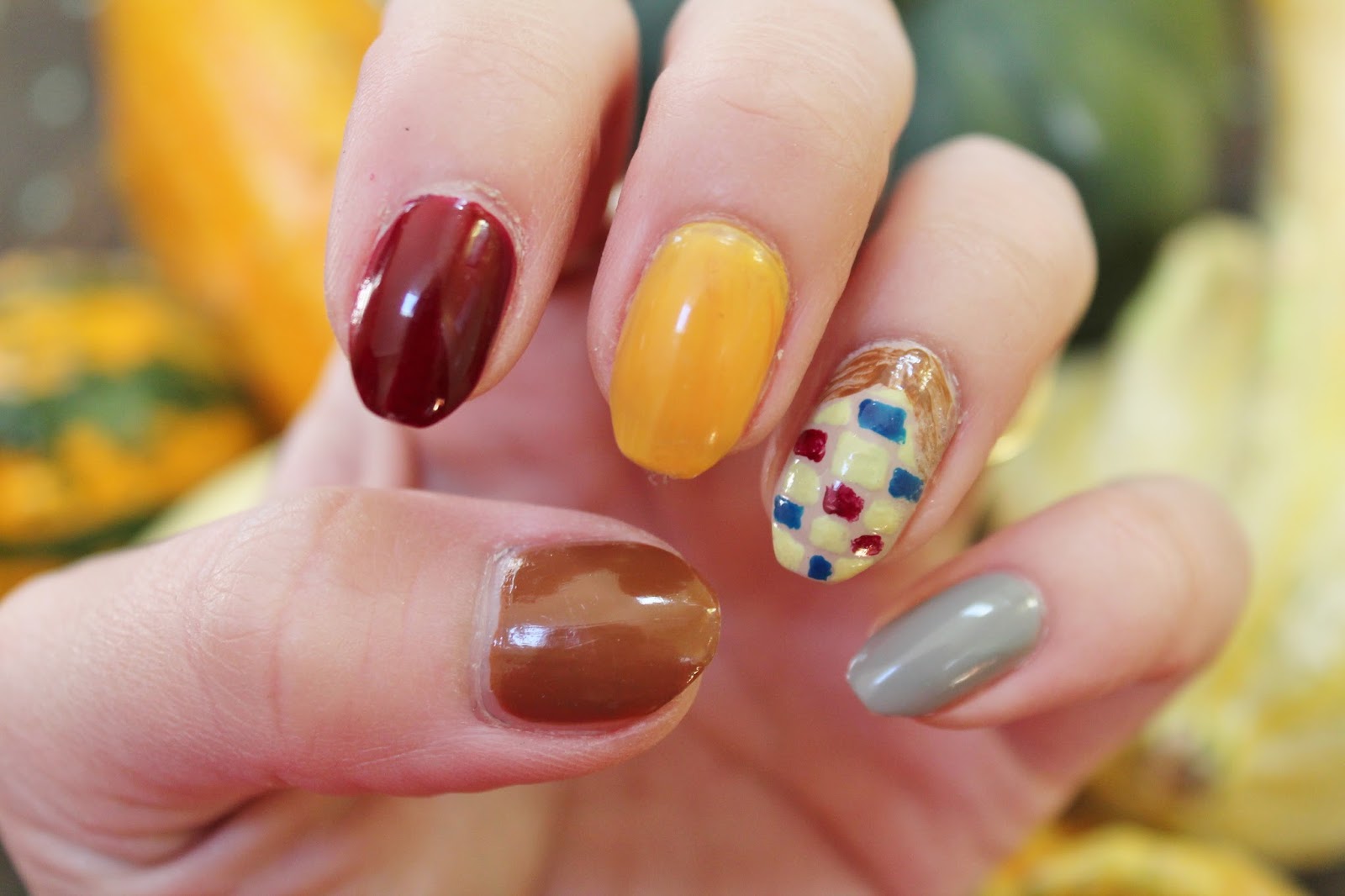 Thanksgiving Indian Corn Mani - Monica Hayworth