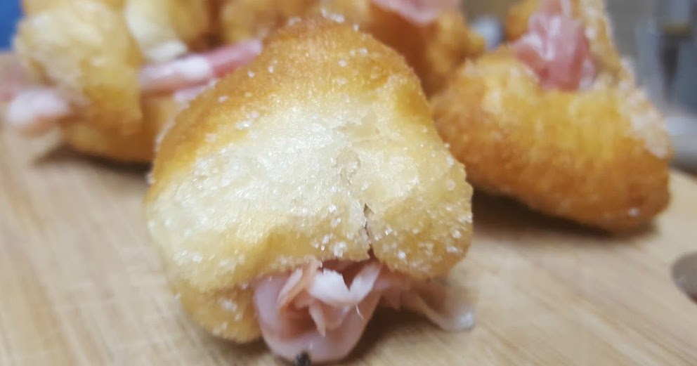 Fried Dough Stuffed With Pancetta | The Whimsy One