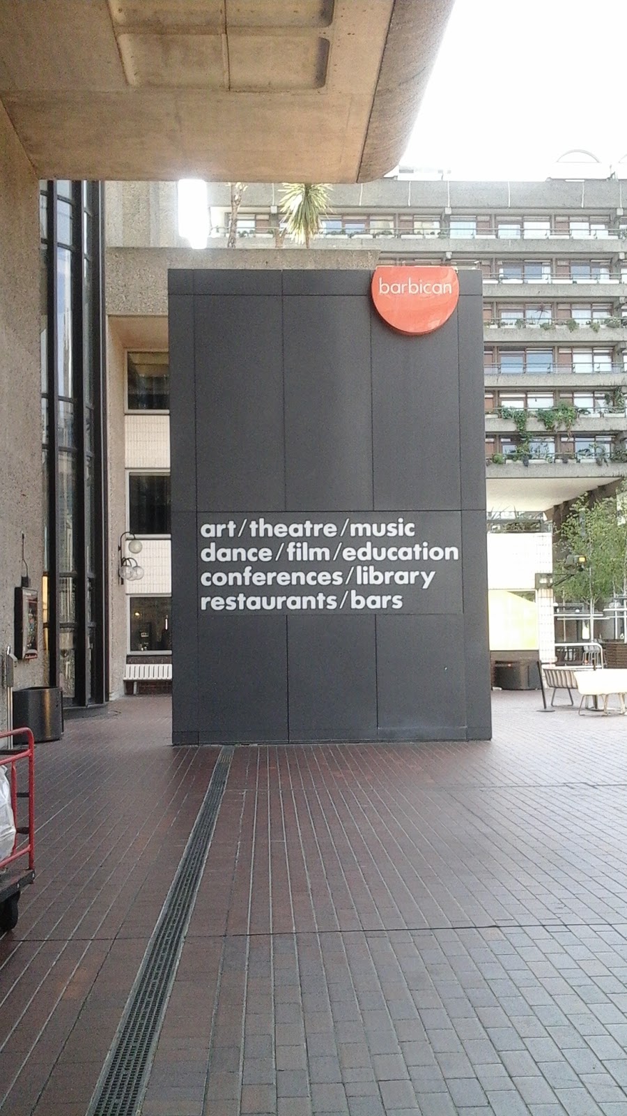 To London and Back Again: July 22: Barbican Library