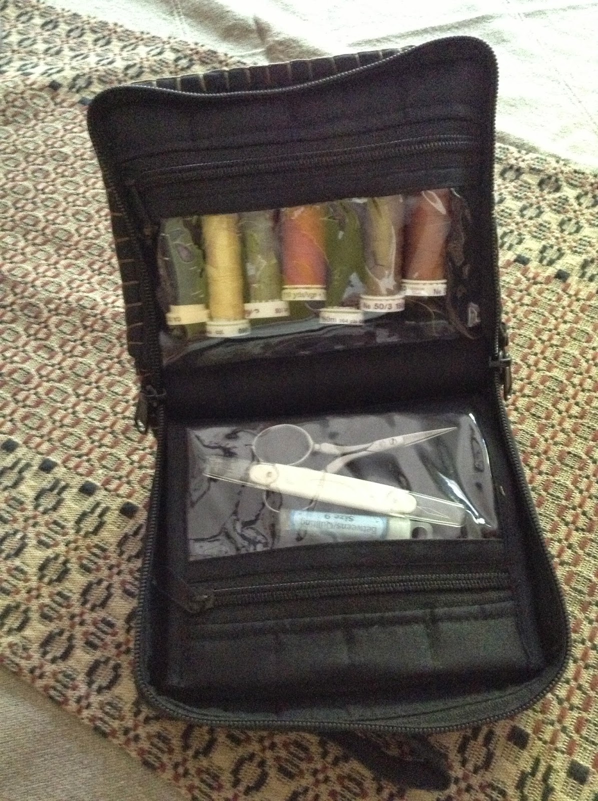 Timeless Traditions: A compact little sewing kit......