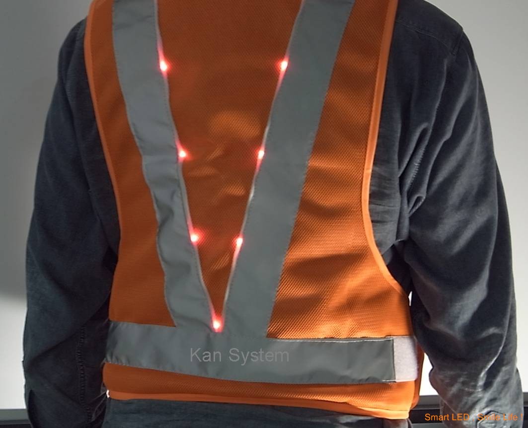 Magic LED Nano Strip: Washable LED safety vest