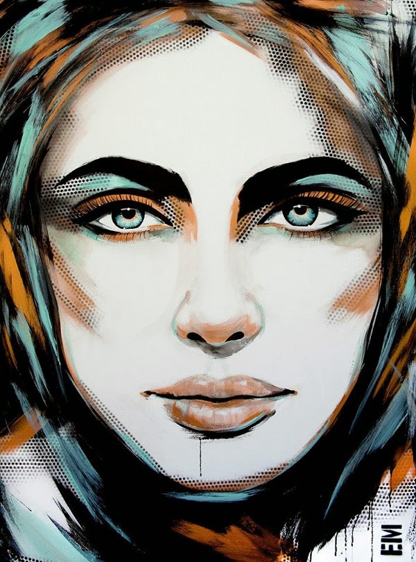 Colorful and Beautiful Portraits by Emma Sheldrake - Fine Art and You