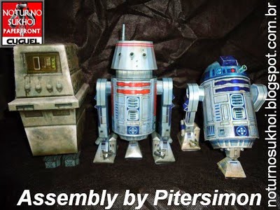 Star Wars - R5-series Astromech Droid Papercraft Model | Papercraft ...