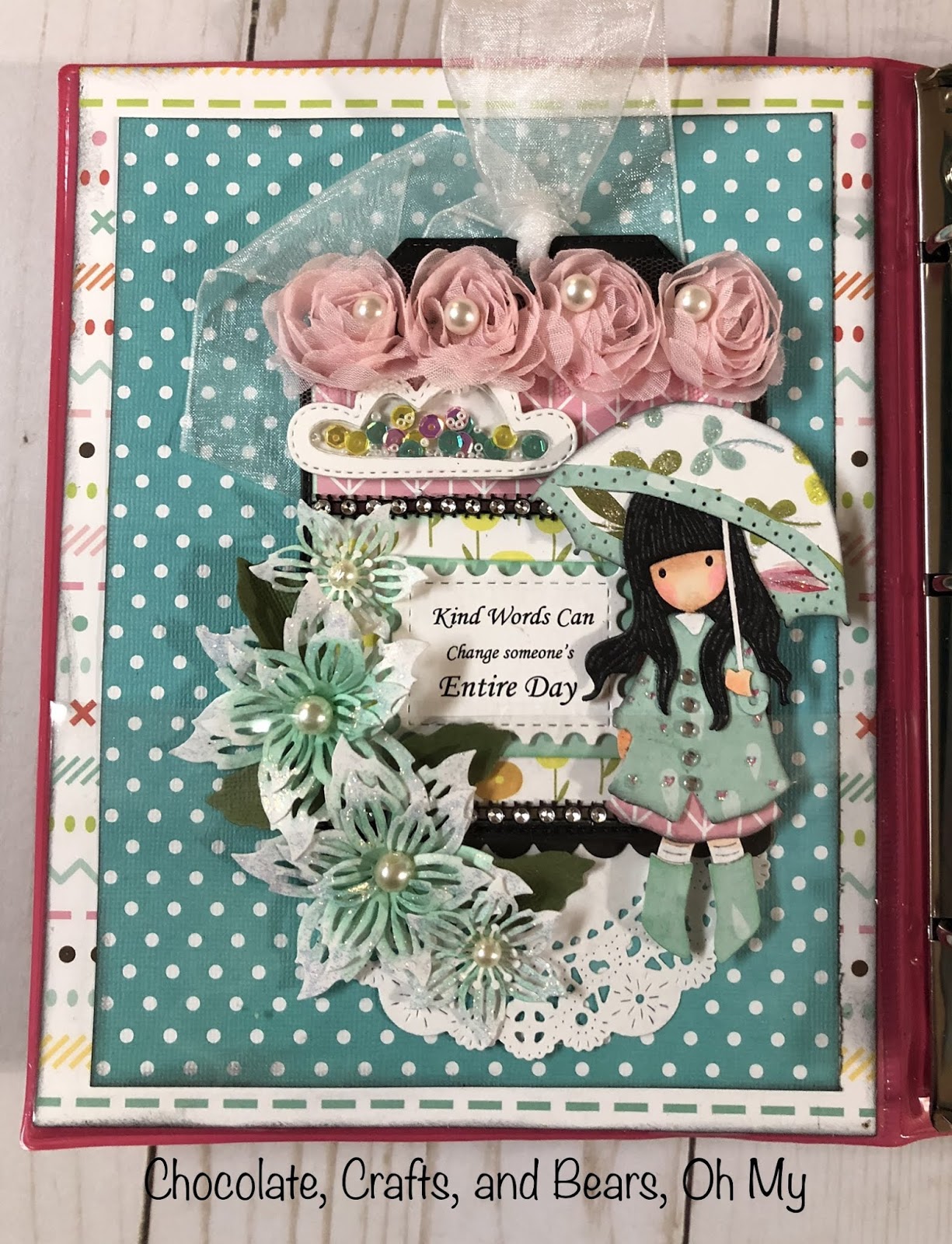 Chocolate Crafts and Bears, Oh My: Happy Mail Binder Goodie Holder