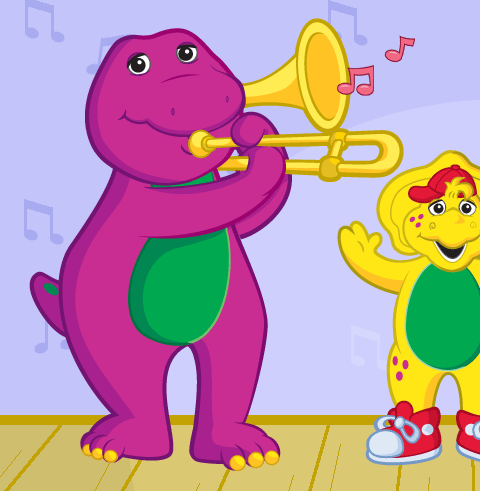 AKI GIFS: Gifs animados Barney
